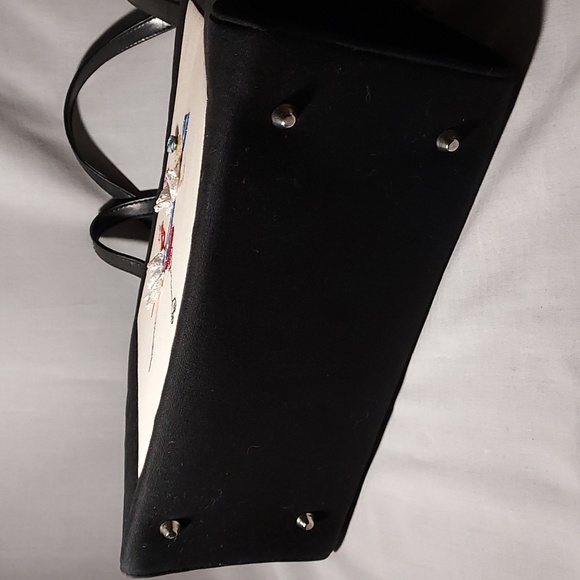 Embellished Handbag Bar Scene | Bags | Vintage Handbag Lady At Bar With ...